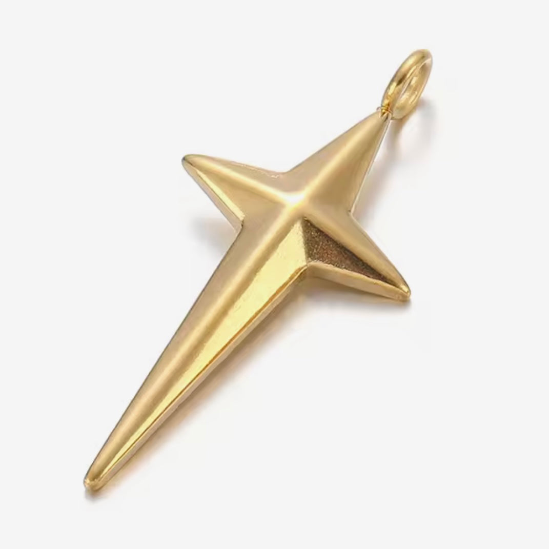North Star Cross Pendant – Kalli James Design